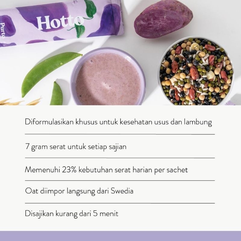 Jual Hotto Purto Multigrain 3 sachet | Shopee Indonesia