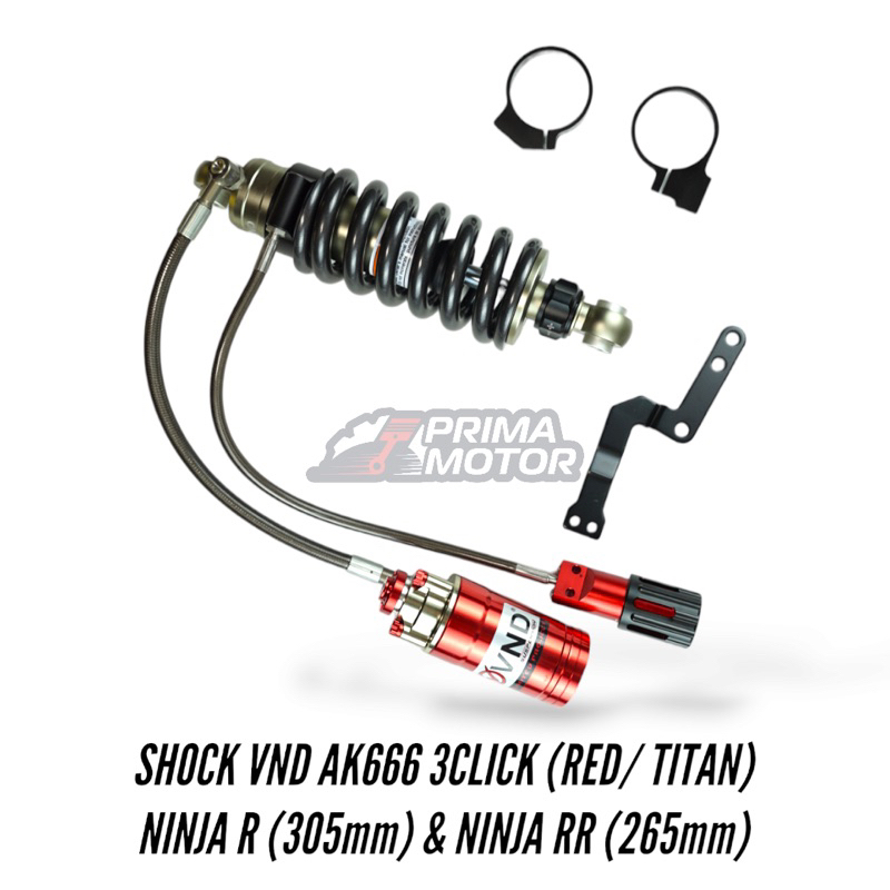 Jual SHOCKBREAKER NINJA R & RR TABUNG PISAH VND AK666 B1 PRO (RED) | Shopee Indonesia