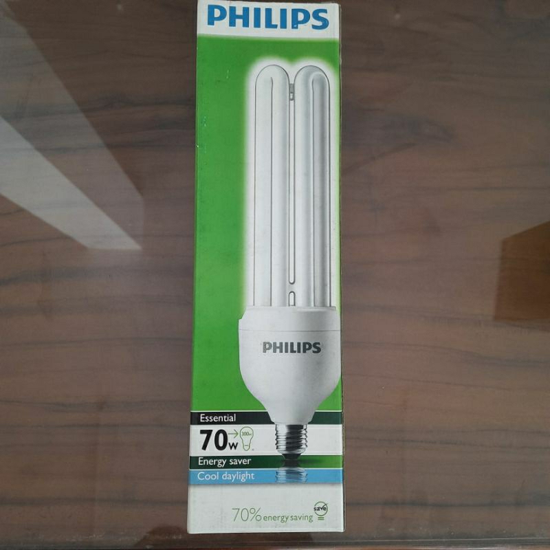 Jual Lampu philips essential 70w cool daylight warna putih | Shopee ...