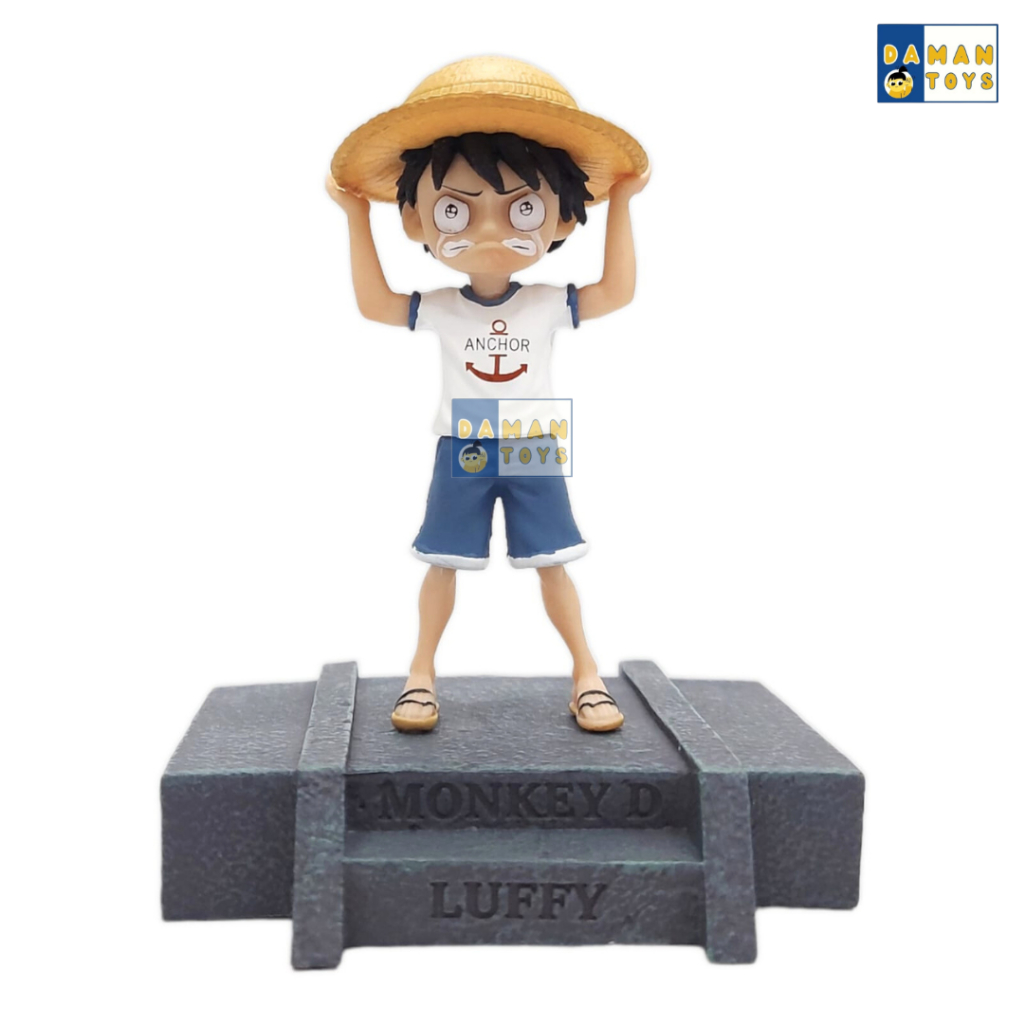 Jual One Piece Action Figure Luffy Crying Nangis Touch Head Anime 9cm ...