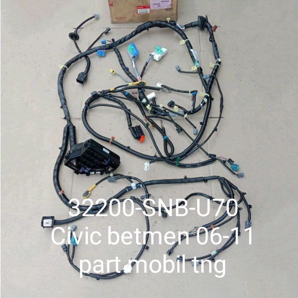 Jual Wiring Wearing Herness Harness Kabel Body Bodi Honda Civic FD ...