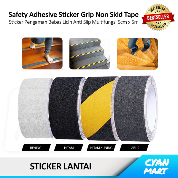 Jual Sticker Lantai Tangga Anti Licin Pita Pembatas Jalan Safety ...