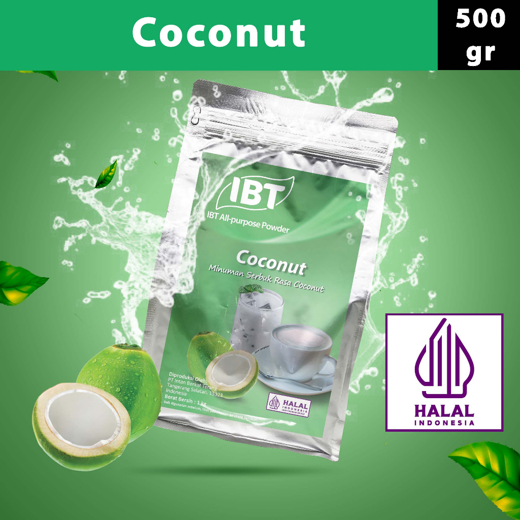 Jual Bahan Minuman Bubuk Rasa Coconut Kelapa IBT Drink Powder 500gr ...