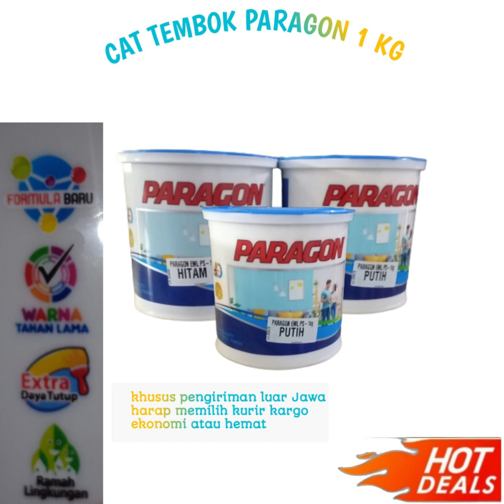 Jual CAT TEMBOK 1 KG PARAGON L2 / CAT TEMBOK PARAGON / CAT PARAGON 1 KG ...