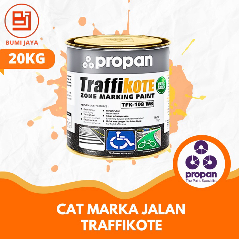 Jual Cat Marka Jalan Traffikote Propan Water Based 20kg | Shopee Indonesia