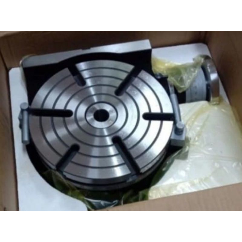 Jual rotary table rotari 10inchi vertikal horizontal mesin milling ...