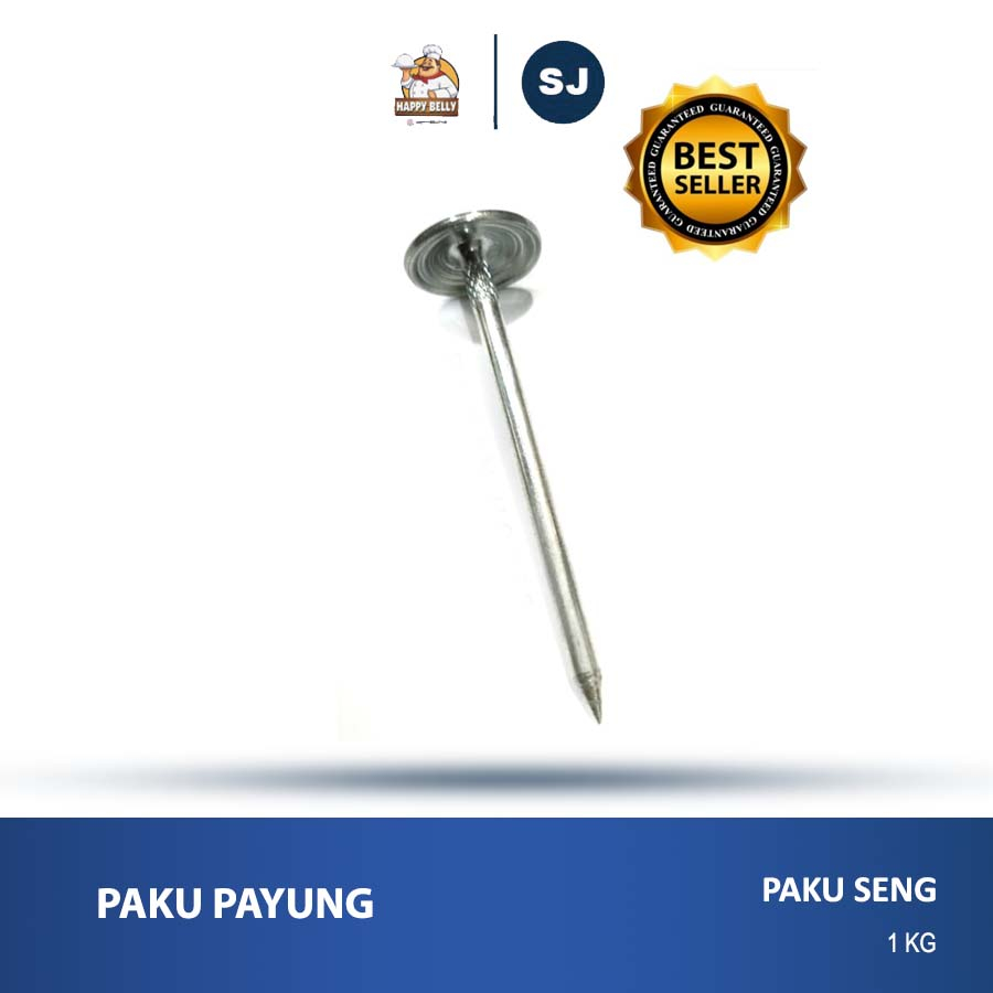Jual Paku Payung Seng Senyawa Atap Asbes 5 Cm 2" Inch 1 KG Per Pack ...