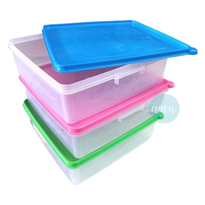 Jual Box Donat Tutup Warna / Toples Kotak Lapis Legit / Kotak Donat ...