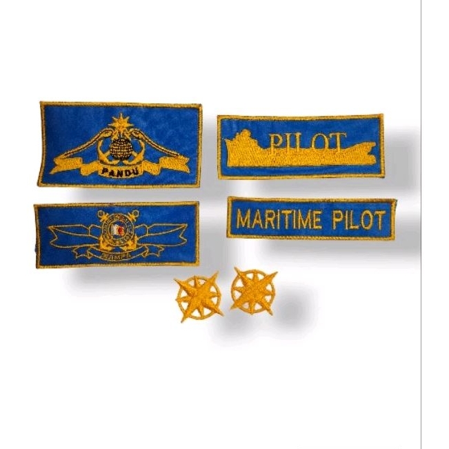 Jual logo maritime pilot satu set 5 logo harga banyak bisa nego ...