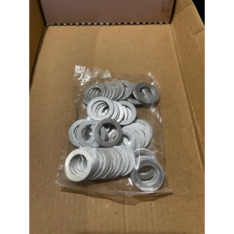 Jual Ring Oli Alumunium Oversize M14 ring oli mesin Paket 50pcs ...