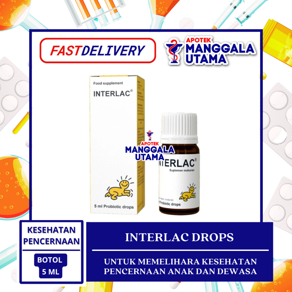 Jual INTERLAC DROPS PER BOTOL ISI 5 ML | Shopee Indonesia
