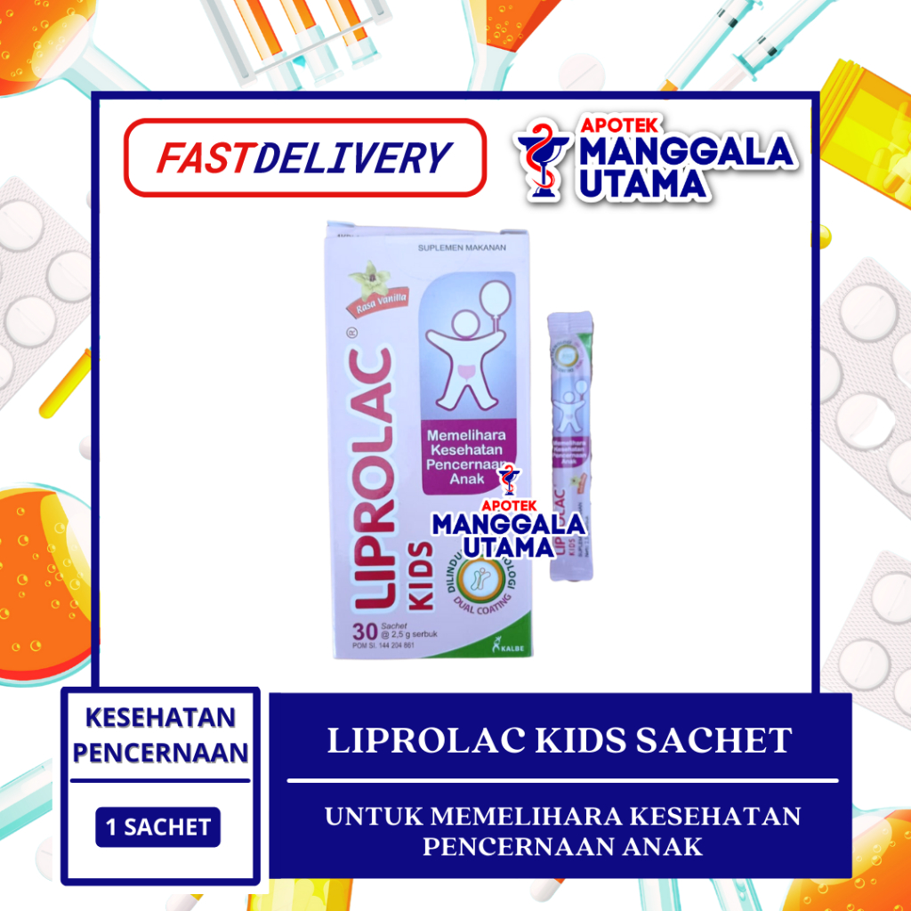 Jual LIPROLAC KIDS SACHET PER SACHET ISI 2,5 GR | Shopee Indonesia