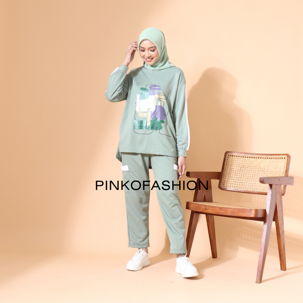 Jual PIK - Setelan Training Nadia Set Pakaian Olahraga Wanita Aktivitas ...