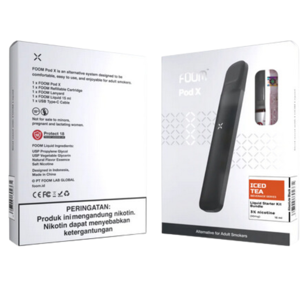 Jual FOOM Pod X Starter Kit - ABSOLUTE BLACK BUNDLING [Authentic ...