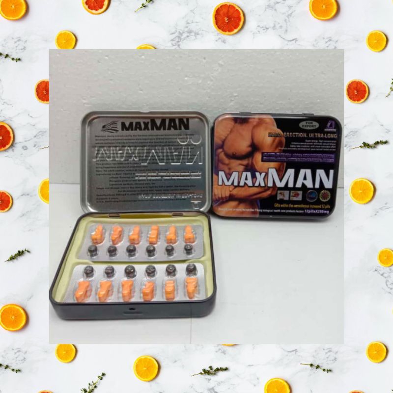 Jual MAX_MAN_PENIS ASLI ORIGINAL ISI 12 BUTIR MENAMBAH STAMINA PRIA ...