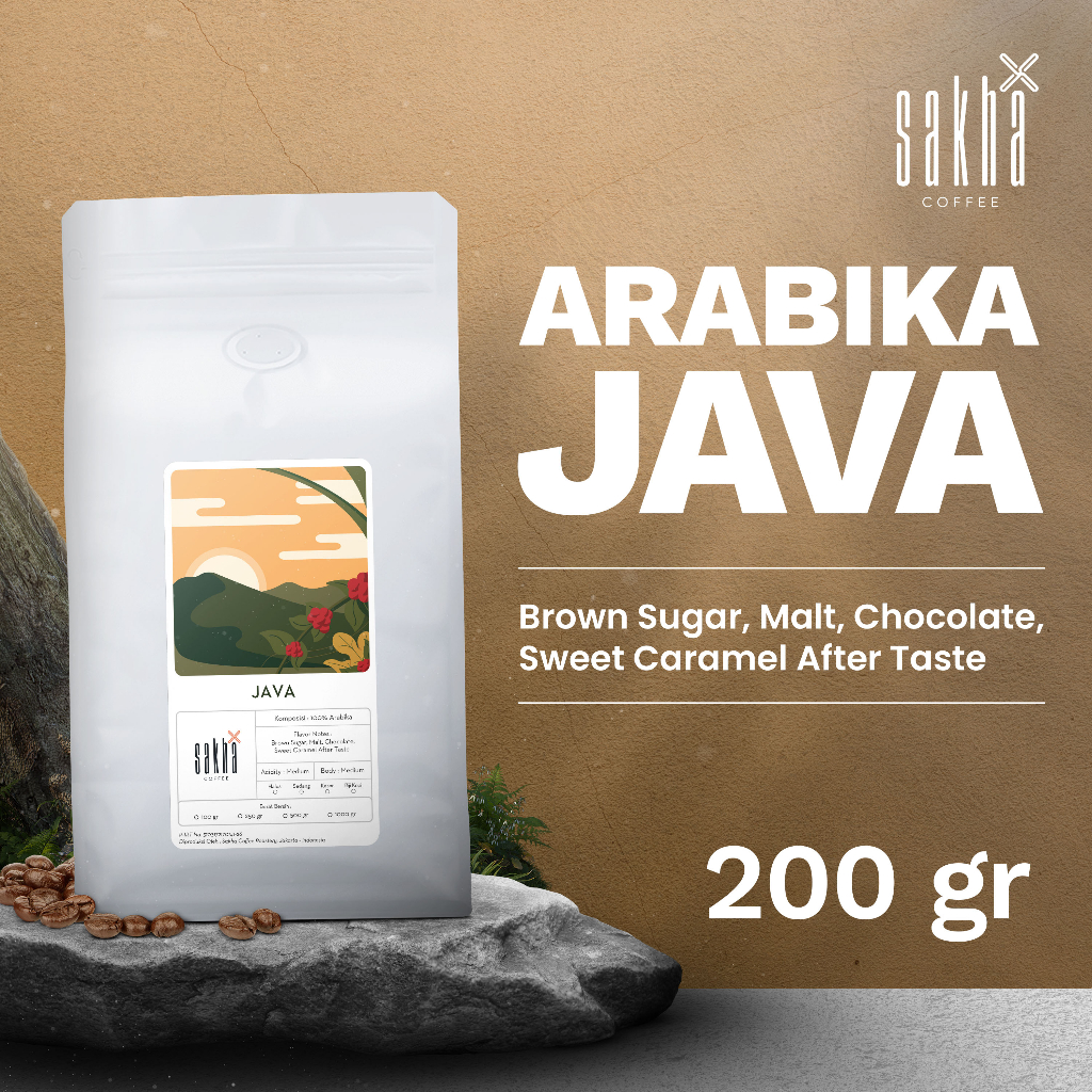 Jual Sakha Coffee Biji Kopi Bubuk Arabika Jawa Java Arabica Coffee ...