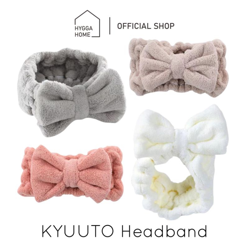 Jual Hygga Home KYUUTO Headband Ribbon Bando Facial Makeup Model Pita ...