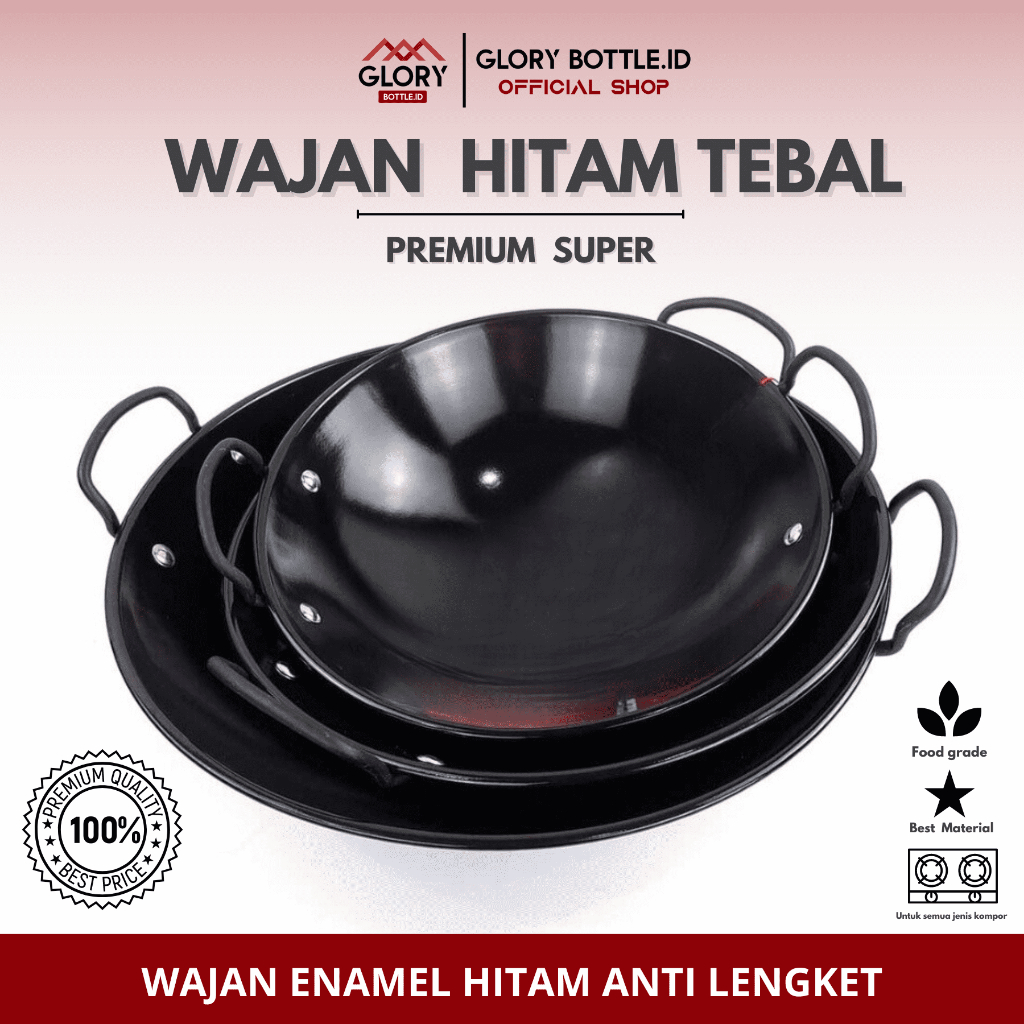 Jual GB - A082 - WAJAN HITAM TEBAL BERKUALITAS UK 46/43/40/37/34/31 CM ...