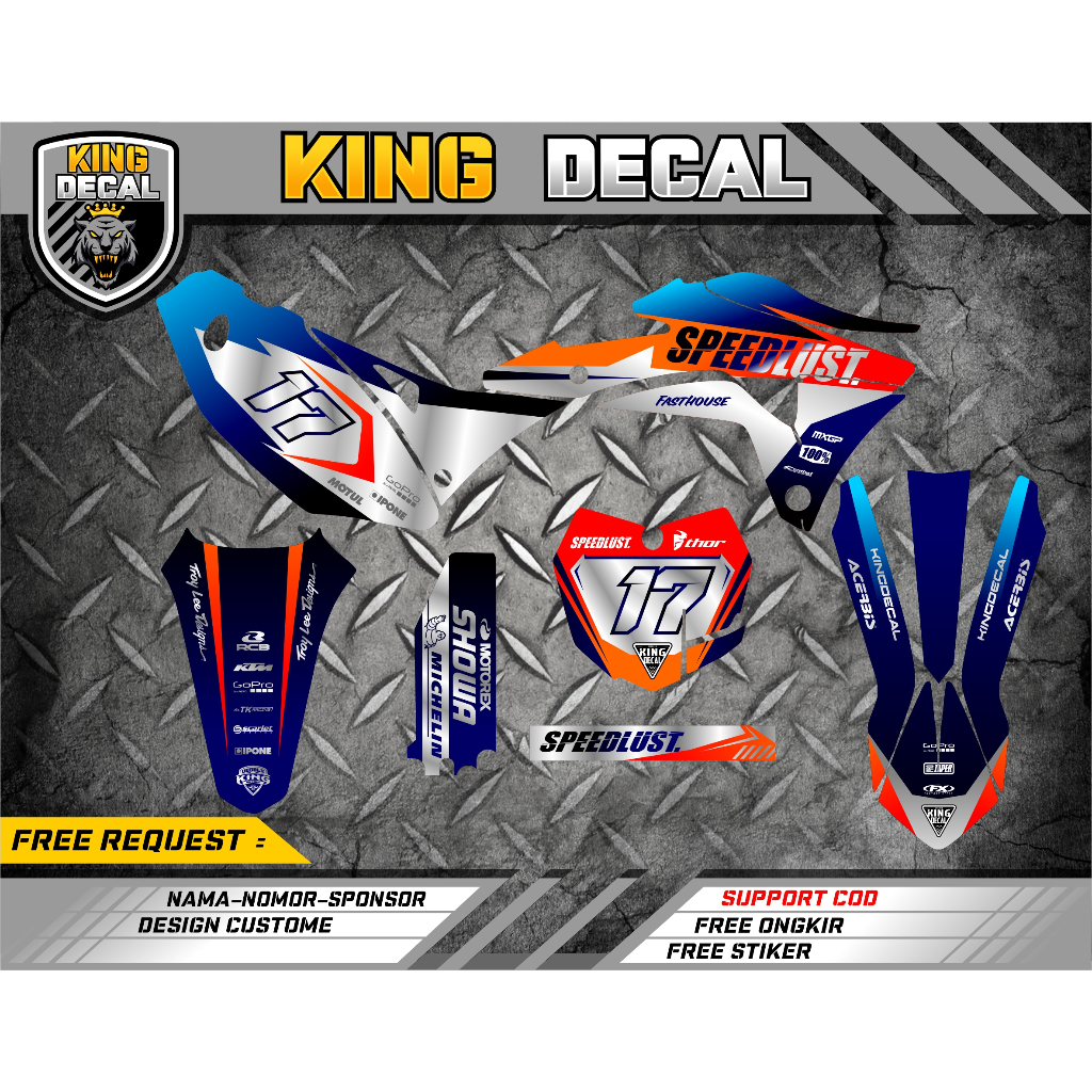 Jual DECAL STICKER KLX GORDON FULL BODY / DECAL GORDON / DECAL STIKER ...