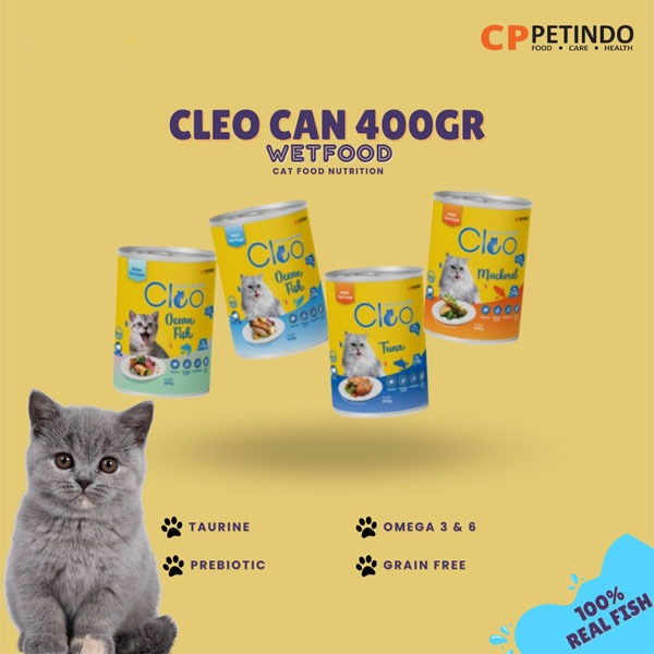 Jual CLEO Wet Food 400gr ( G/G ) | Shopee Indonesia