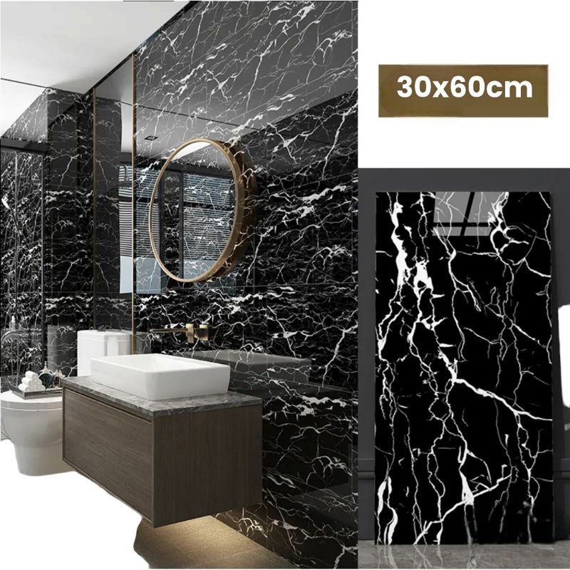 Jual STICKER MARBLE GLOSSY I WALL FOAM STICKER | WALLFOAM STICKER TEBAL ...