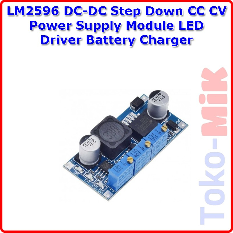 Jual LM2596 DC-DC Step Down CC CV LED Driver Battery Charger Aki Control | Shopee Indonesia