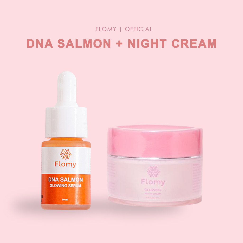 Jual Flomy DNA Salmon + Night Cream | Serum DNA Salmon | Night Cream ...