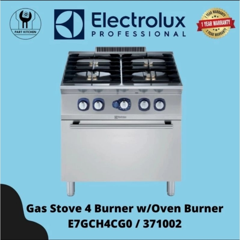 Jual Cooking Line Electrolux Gas Stove 4 Burner with Oven Burner ...