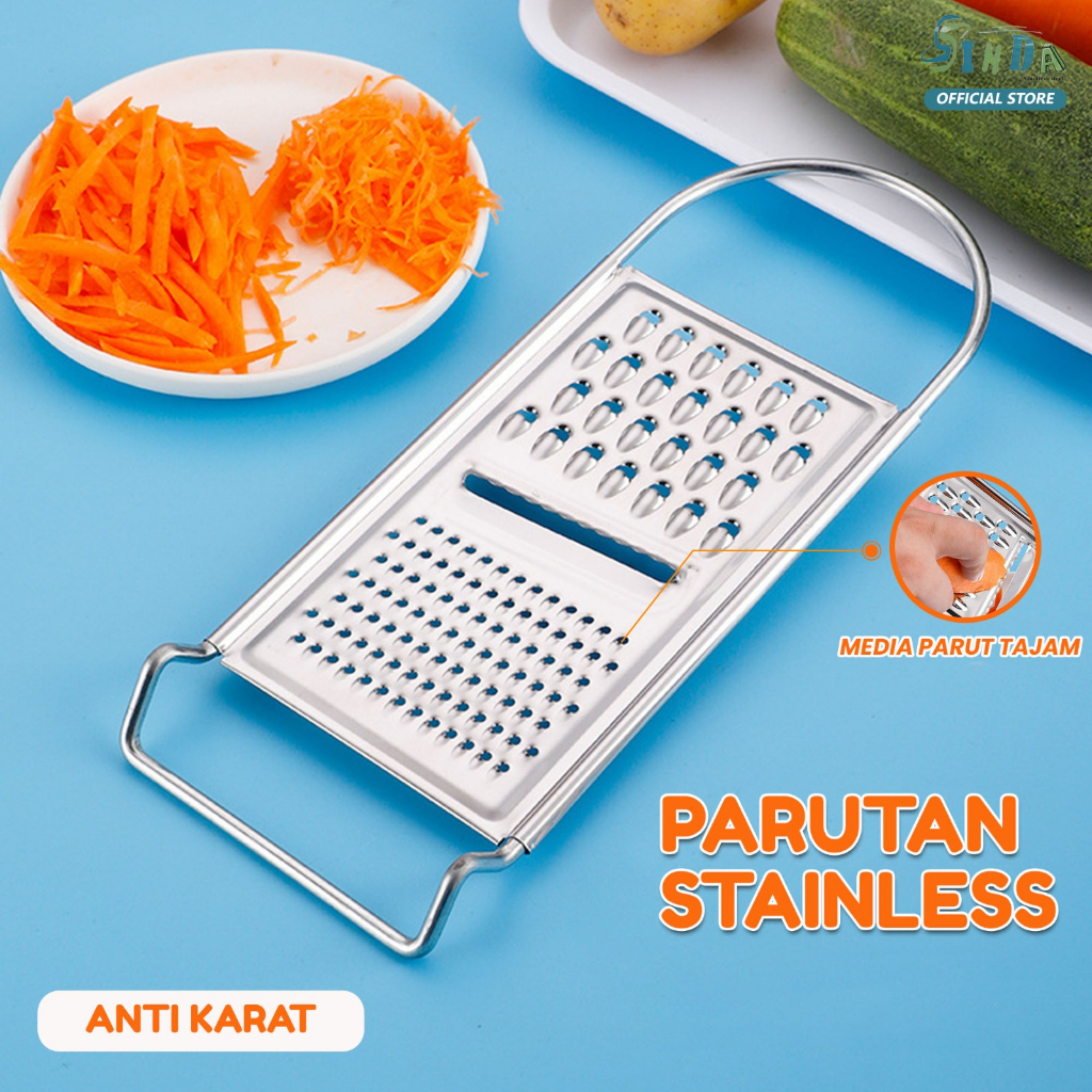 Jual Sinda Parutan Serbaguna 4in1 / Alat Pengiris Garnish Buah Sayur ...