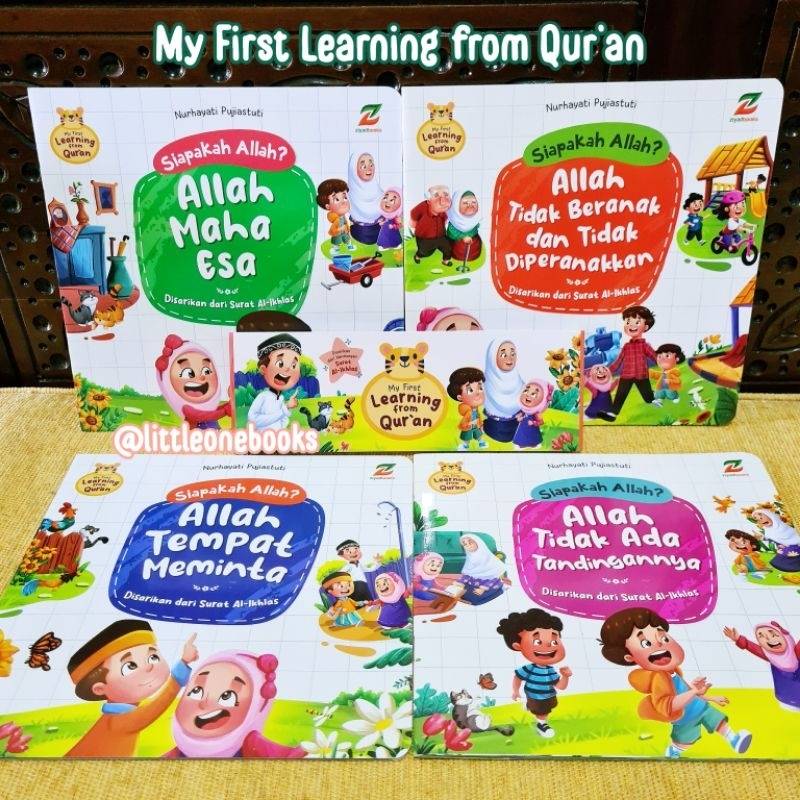 Jual MY FIRST LEARNING FROM QUR’AN: SURAT AL-IKHLAS / siapakah Allah? / buku anak Islam / book ...