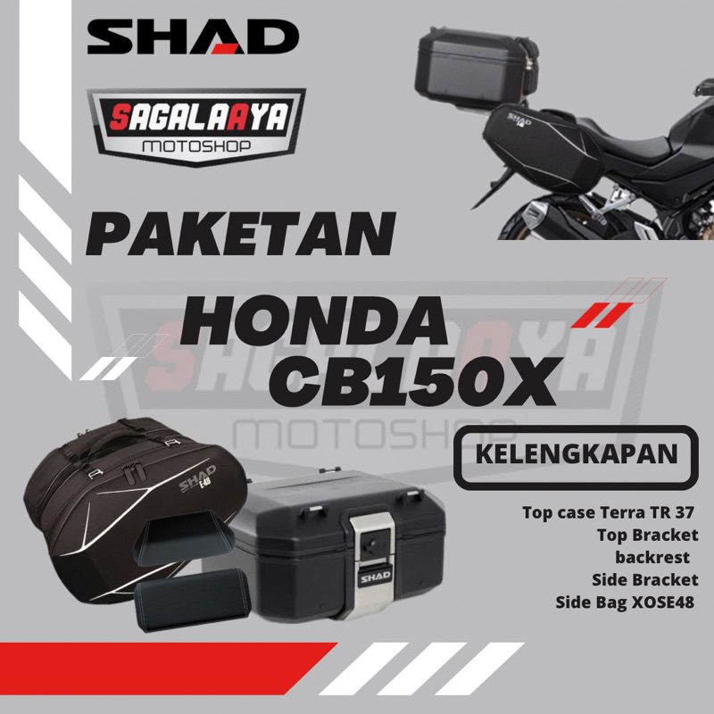 Jual PAKET BOX BRACKET SIDE BOX UNTUK HONDA CB 150X | Shopee Indonesia
