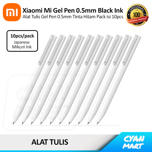 Jual Xiaomi Mi Gel Ink Pen Japanese Mikuni Ink Pena Ballpoint Pulpen ...