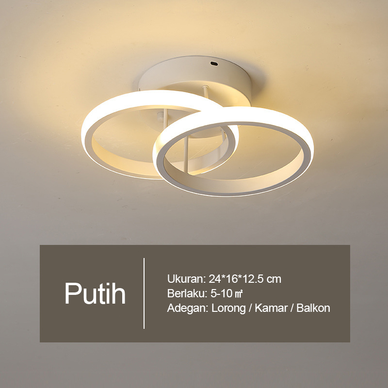 Jual Dunia Lampu Lampu Plafon LED 3Warna Ceiling Light Lampu Hias Rumah ...