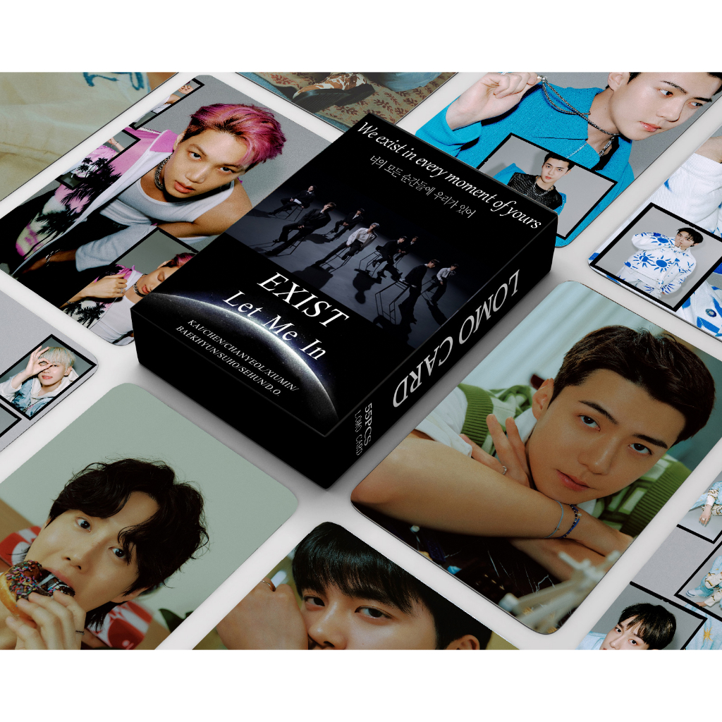 Jual 55pcs] PACK PHOTOCARD EXO EXIST LET ME ALBUM LOMO CARD PHOTO CARD ...