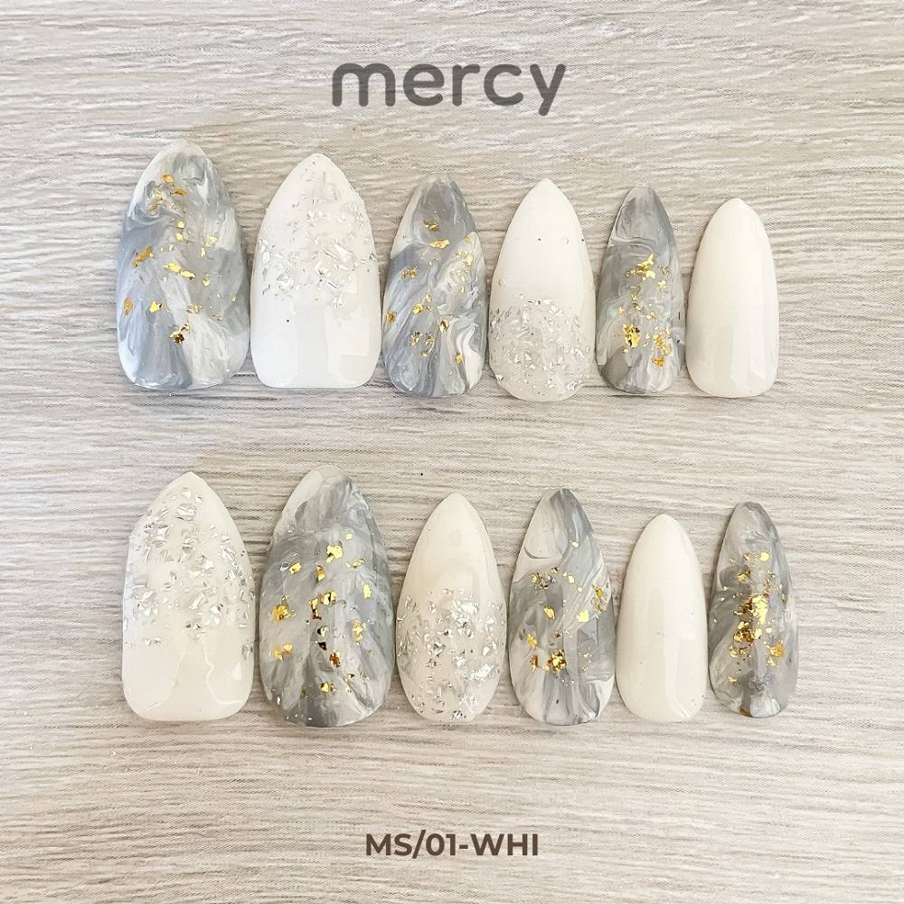 Jual Nail Art 3D Kuku Palsu Premium Marble Collection 2 MERCY | Shopee ...