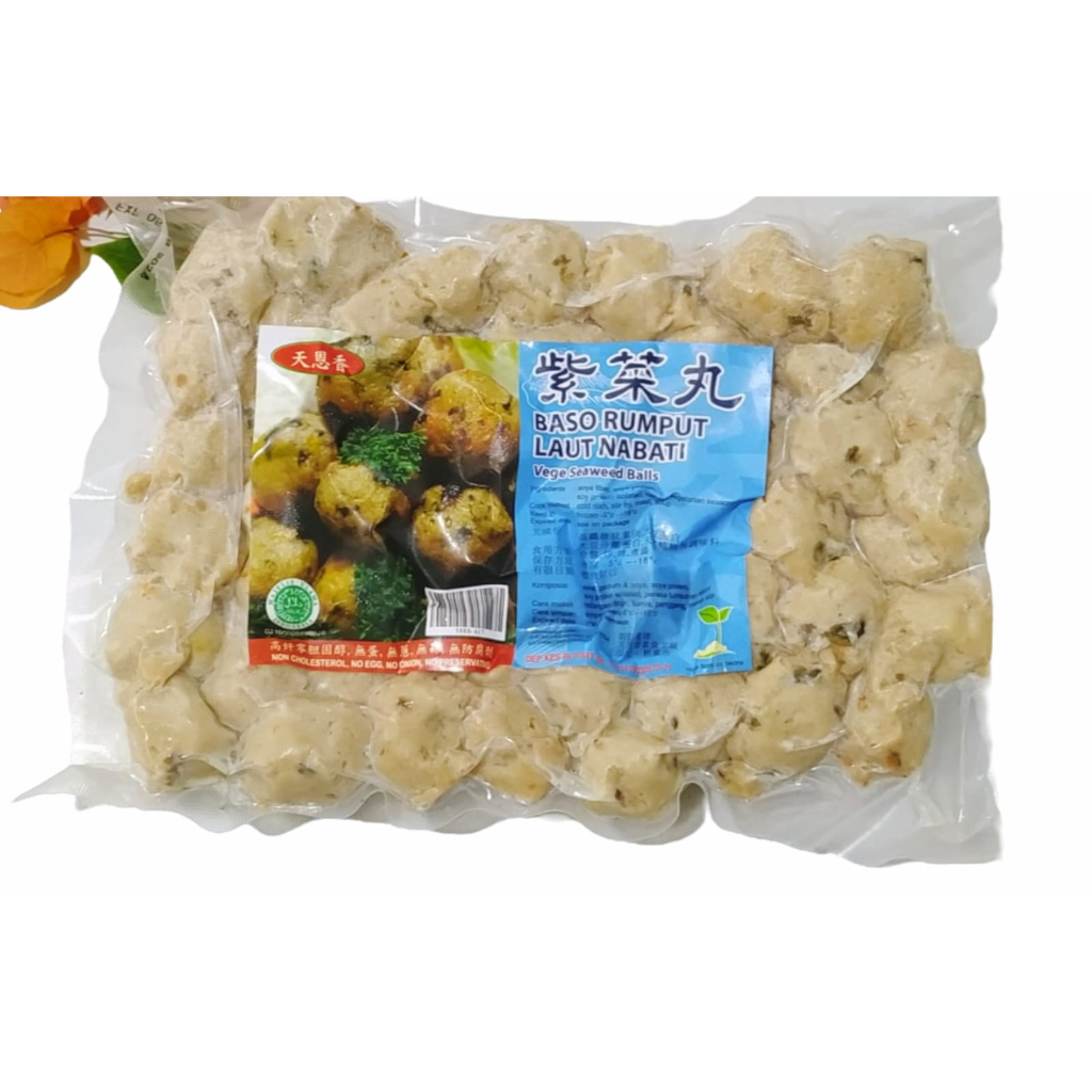 Jual tian en xiang seawed ball / bakso rumput laut 450gr | Shopee Indonesia