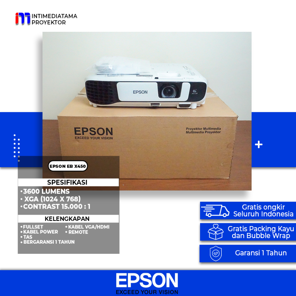Jual Proyektor Epson EB-X450 | Shopee Indonesia
