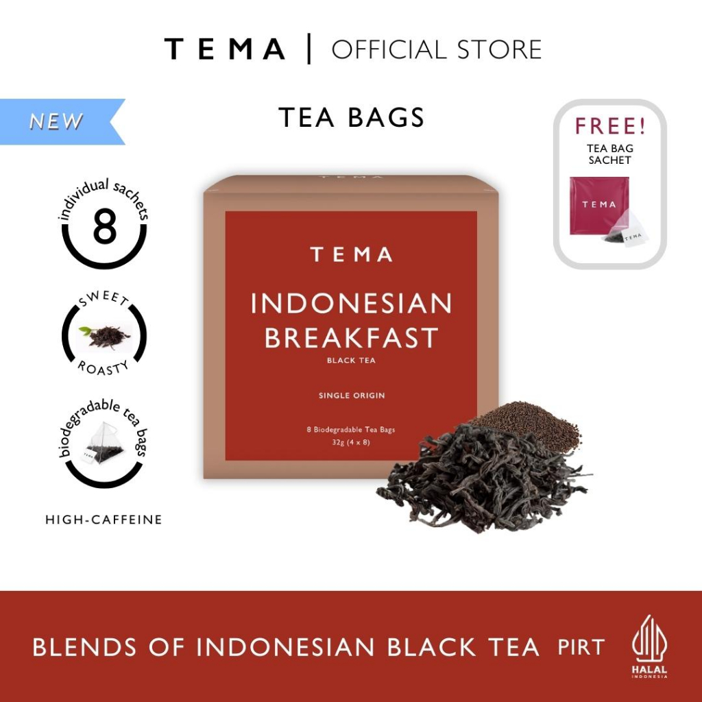 Jual Indonesian Breakfast - TEMA Tea Bags - 8 Sachet | Shopee Indonesia