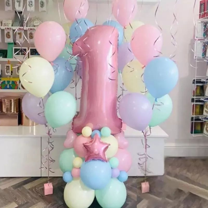 Jual PAKET BALON ANGKA PASTEL 100 CM | Shopee Indonesia