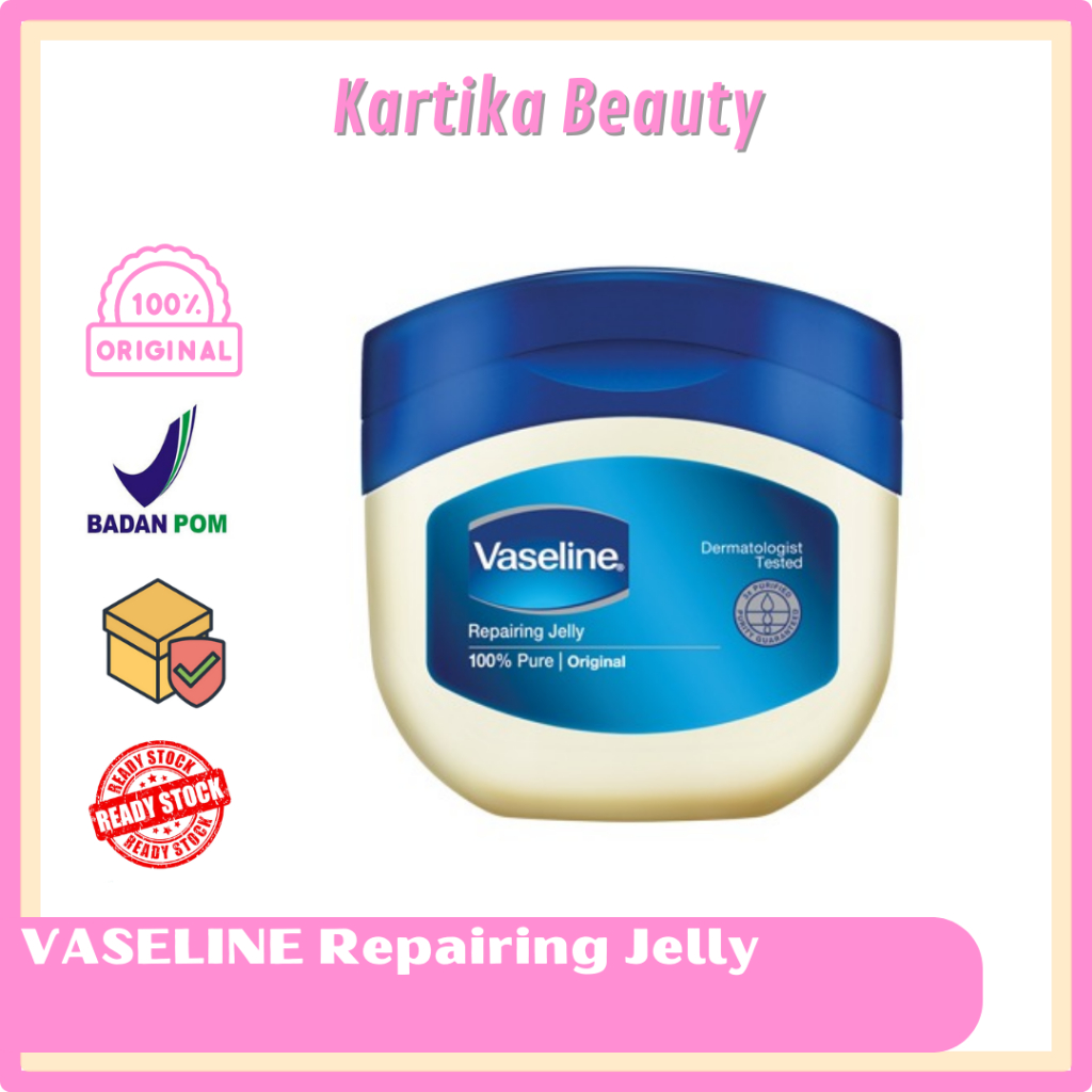Jual VASELINE REPAIRING PETROLEUM JELLY BESAR 100 ML VASLIN RIPER JELI ...