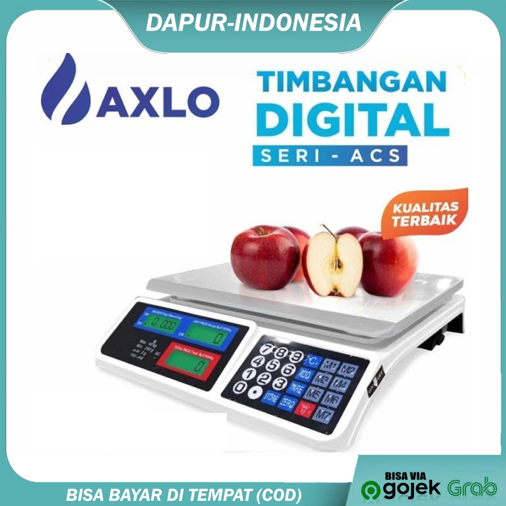 Jual TIMBANGAN DIGITAL SERBAGUNA/TIMBANGAN BUAH/TIMBANGAN LAUNDRY AXLO ...
