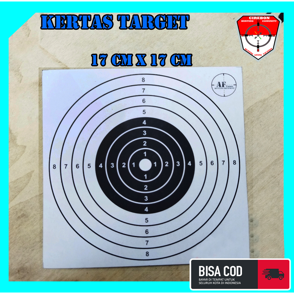 Jual kertas target 17 x 17 cm | Shopee Indonesia
