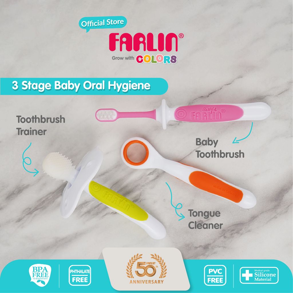 Jual Farlin 3 Stage Baby Oral Hygiene Set | Shopee Indonesia
