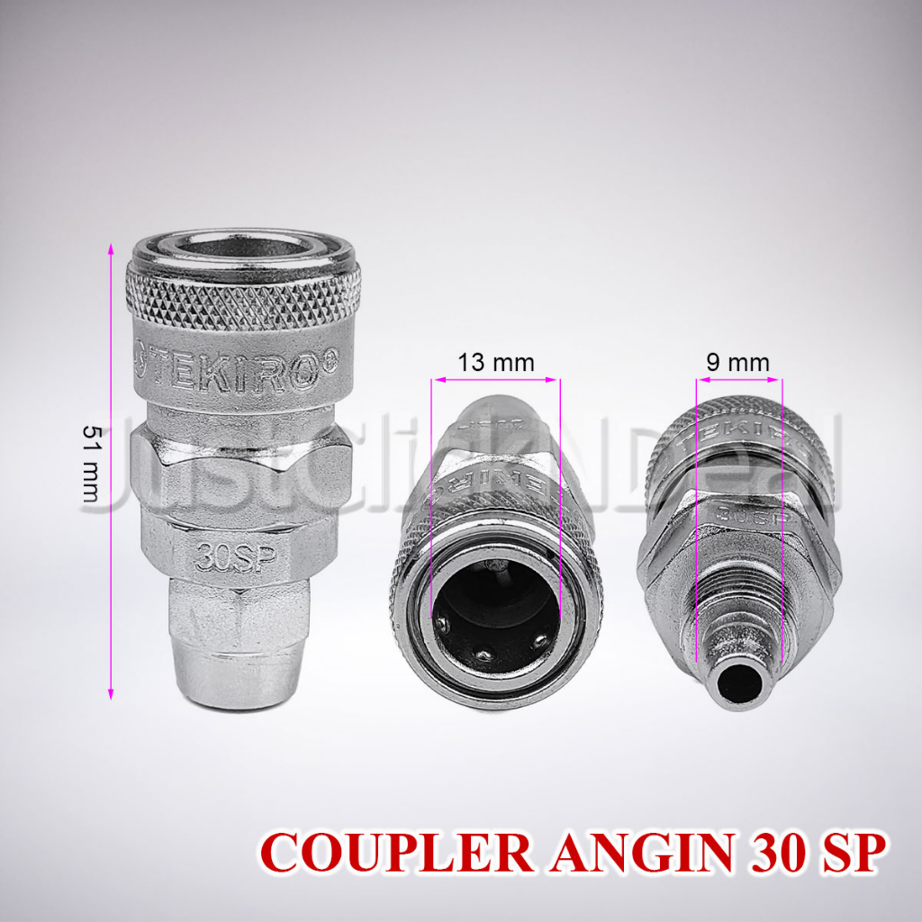 Jual Tekiro Quick Coupler 20 30 40 SP Two Touch Adapter Sambungan ...