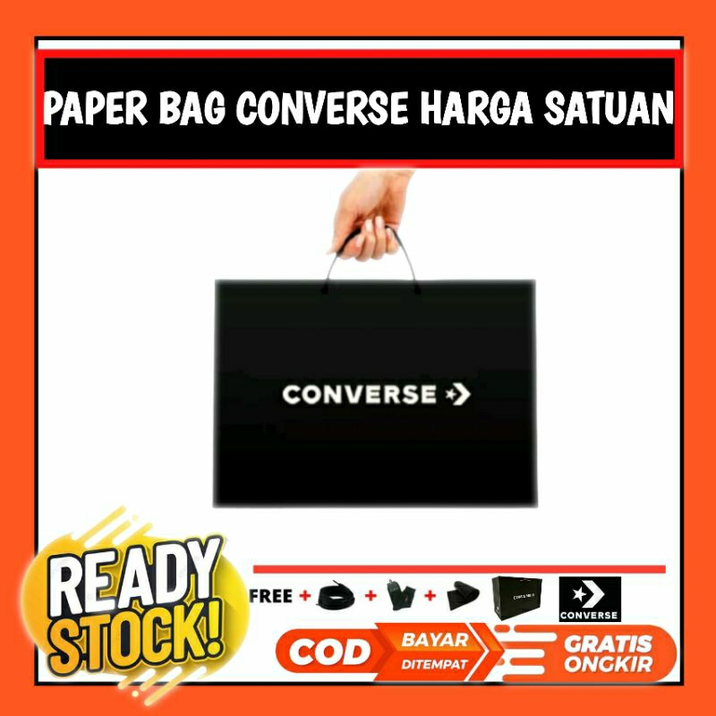 Jual PAPER BAG CONVERSE MURAH BANGET | Shopee Indonesia