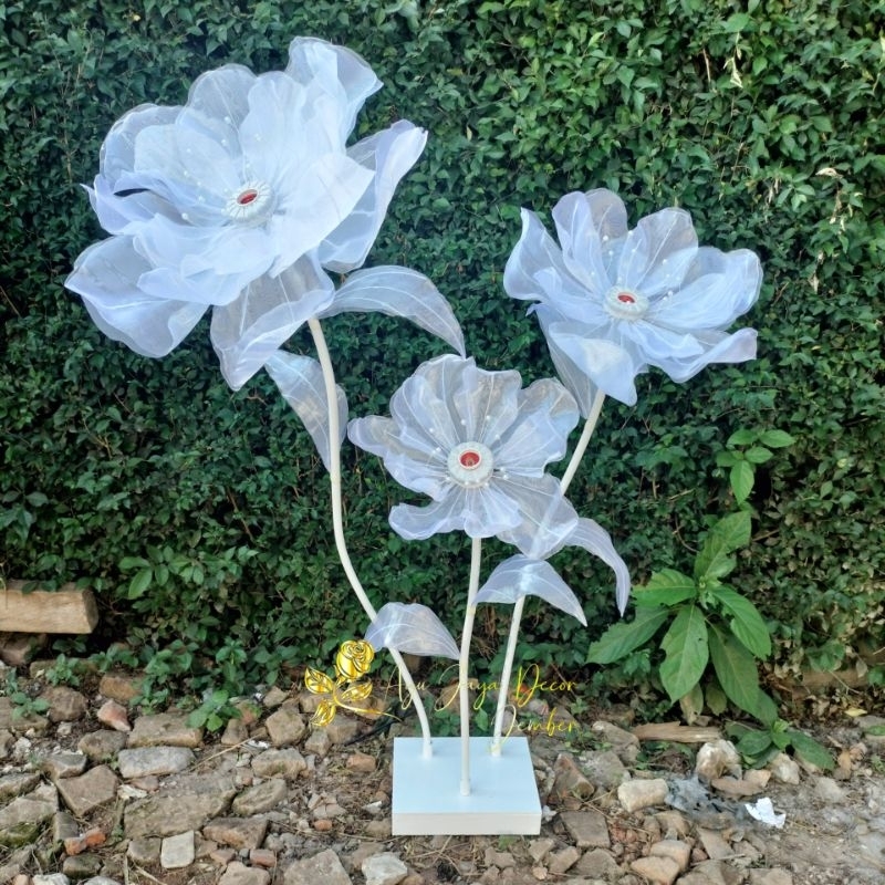 Jual standing bunga lampu dekorasi pelaminan/lampu taman/lampu hias ...