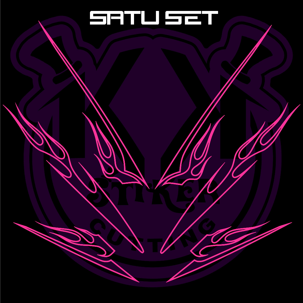 Jual SC.300/STIKER API UNTUK ALL TYPE MOTOR/STIKER API/STIKER LOGO ...