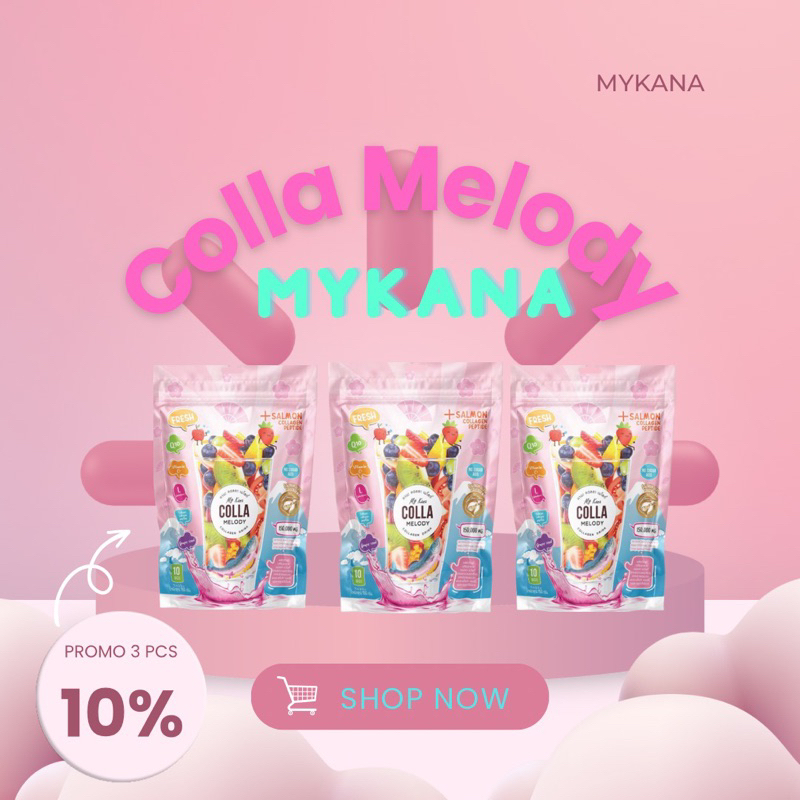 Jual NEW PAKET 3 BOX COLLA MELODY ( UNTUK SEBULAN)NEW PACKAGING ...