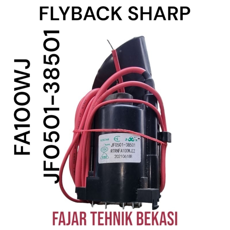 Jual FLYBACK SHARP FA100WJ - JF0501-38501 - RTRNFA100WJZZ | Shopee ...
