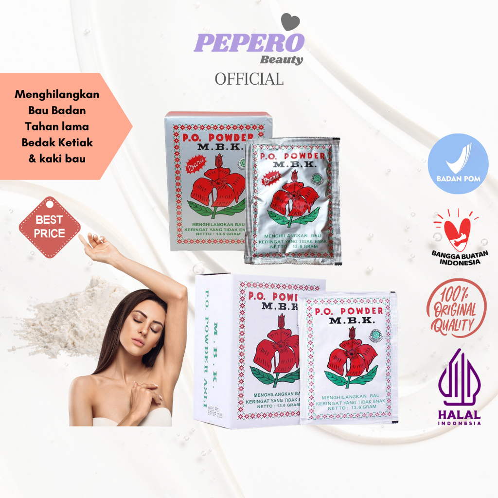 Jual MBK Powder Putih | Silver - Menghilangkan Bau Keringat/Badan ...